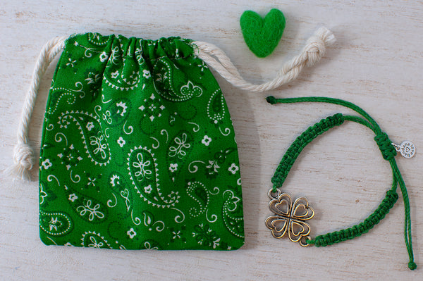 Four Leaf Clover Knotted String – bandana love
